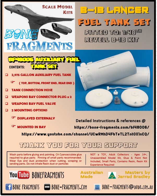 BONE FRAGMENTS – SCALE MODEL KITS